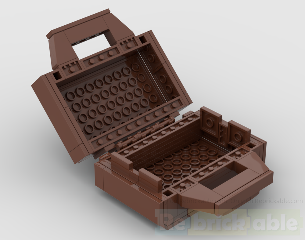 LEGO MOC 6:1 scale Briefcase by toomanybees | Rebrickable - Build with LEGO