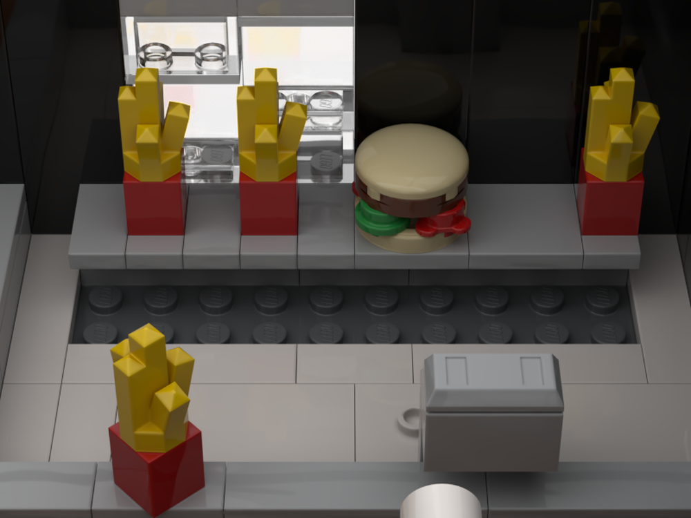 LEGO MOC Modular McDonalds by Risbee_Bricks | Rebrickable - Build with LEGO