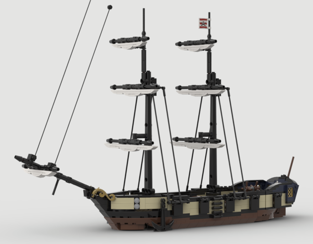 LEGO MOC Merchant Ship MOC by 23mustang | Rebrickable - Build with LEGO