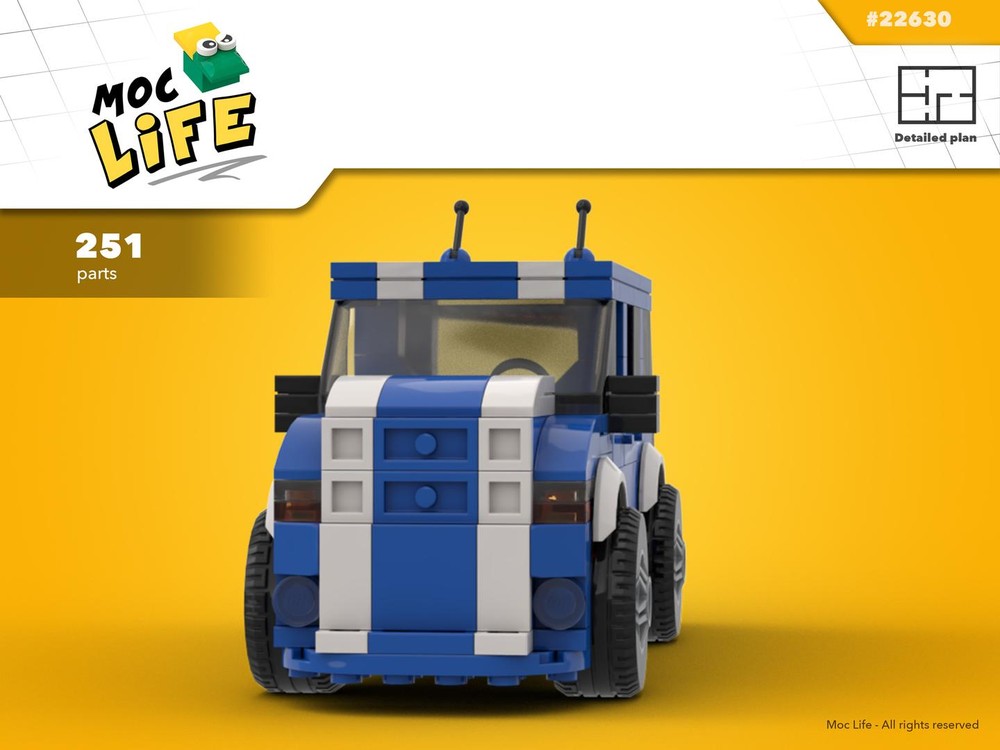 Lego Moc Dodge Durango Shelby Sp 360 By Moclife Rebrickable Build