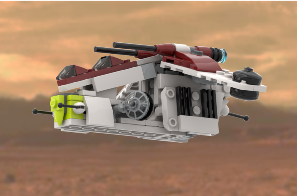 LEGO MOC LAAT Gunship by PierreMiniBricks | Rebrickable - Build with LEGO