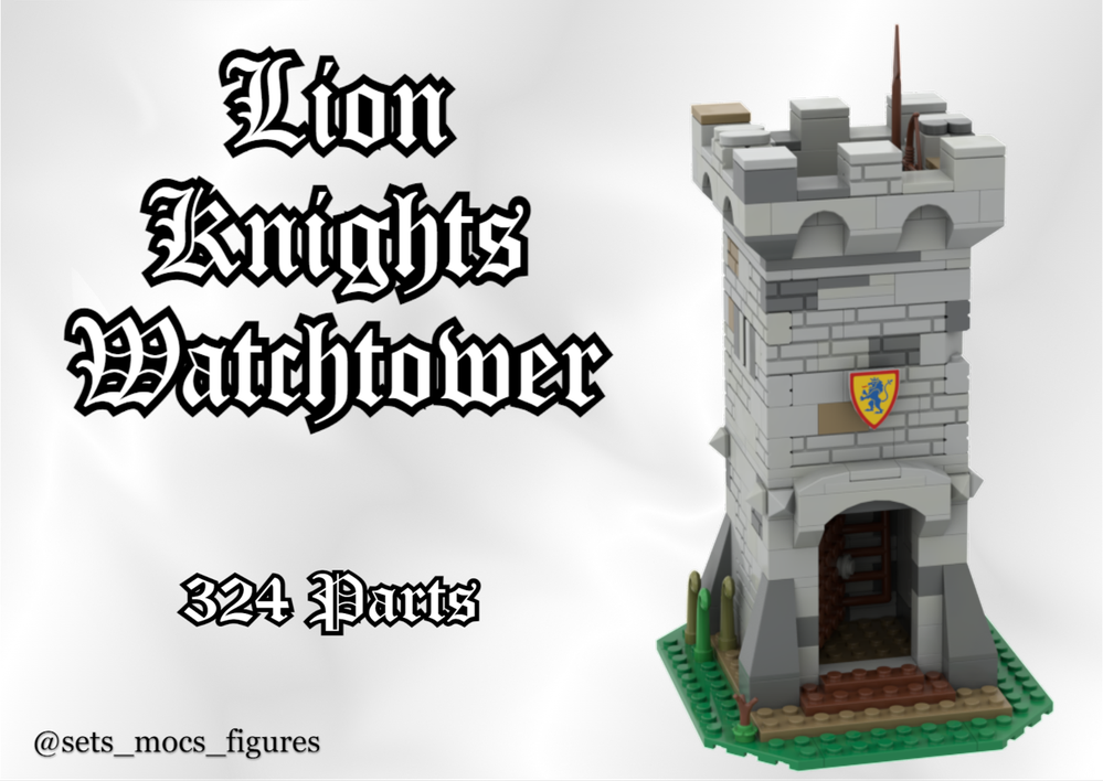 LEGO MOC Lion Knights Watchtower by sets_mocs_figures | Rebrickable ...