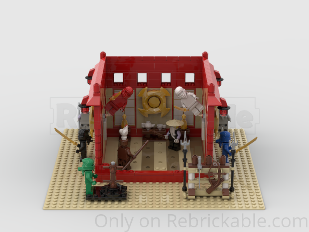 LEGO MOC Ninja Dojo by Stackem | Rebrickable - Build with LEGO