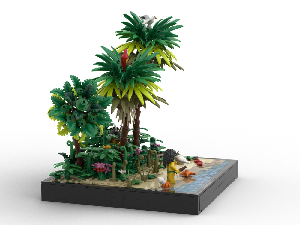 LEGO MOC Lady Islander looking for shells by JollyRogers8441 ...