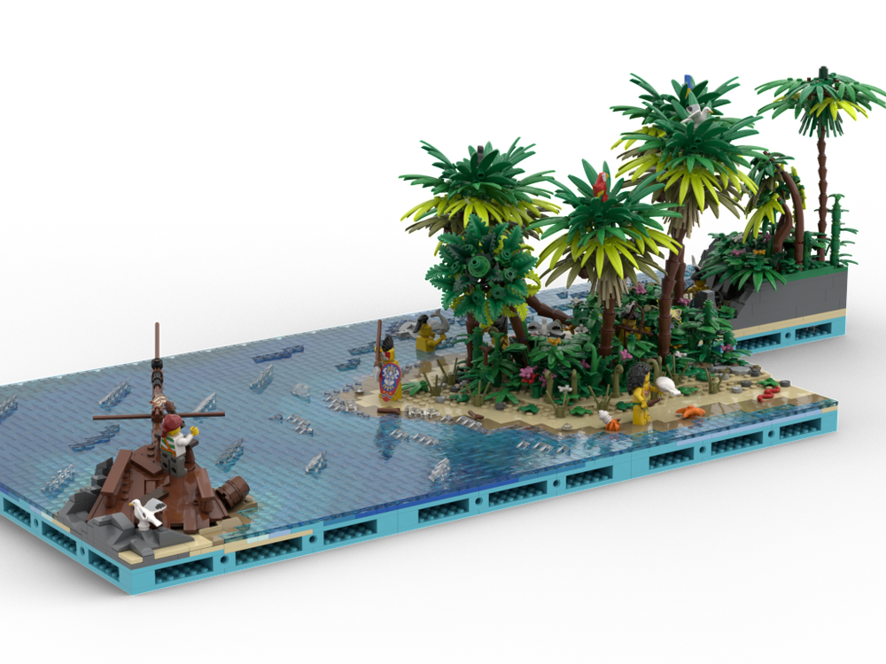 LEGO MOC Lady Islander looking for shells by JollyRogers8441 ...