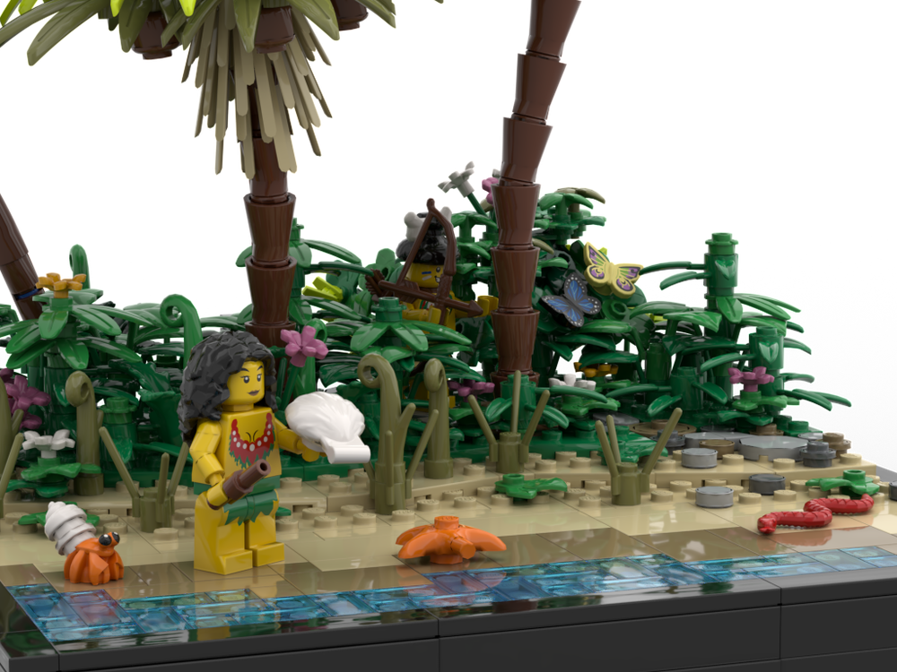 LEGO MOC Lady Islander looking for shells by JollyRogers8441 ...