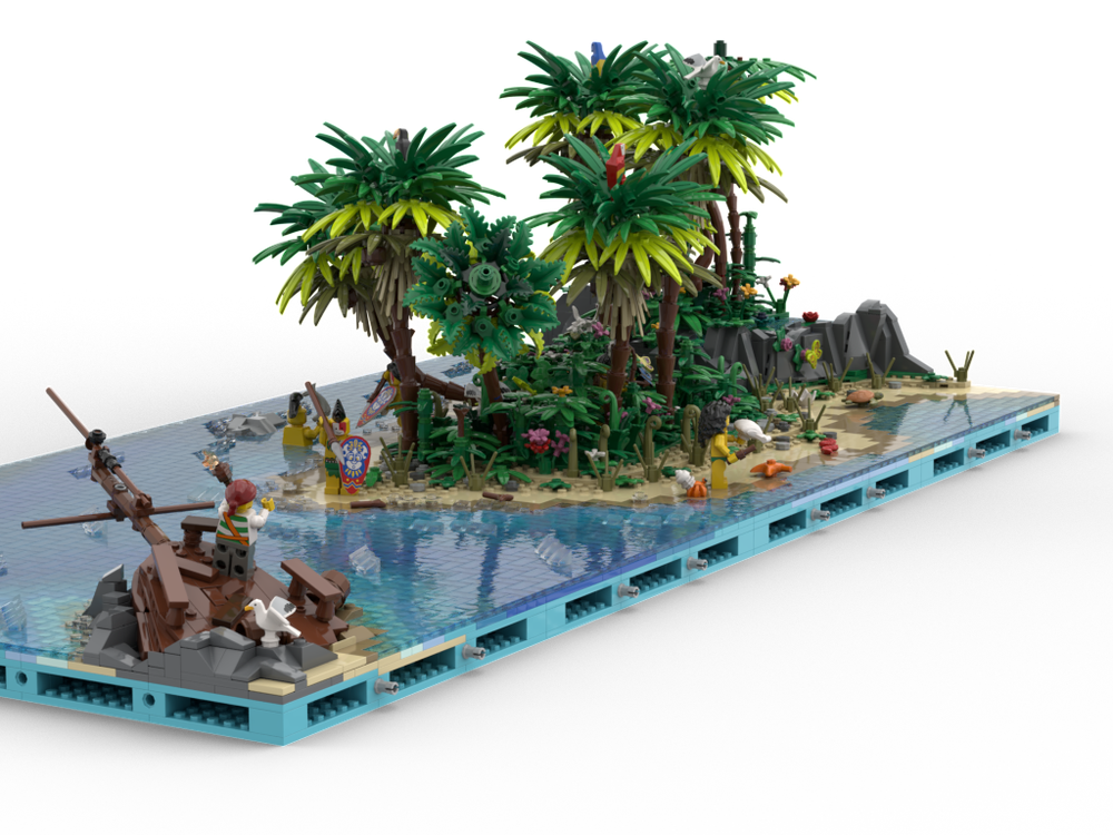 LEGO MOC Lady Islander looking for shells by JollyRogers8441 ...