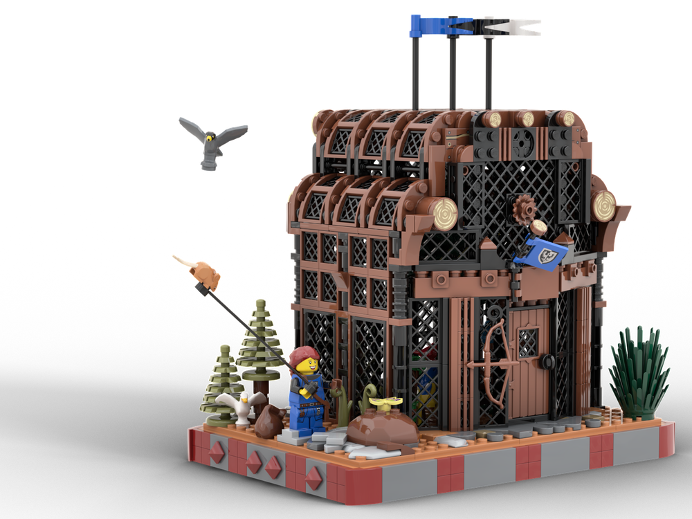 LEGO MOC Falconer Aviary by Thomus_Bean | Rebrickable - Build with LEGO