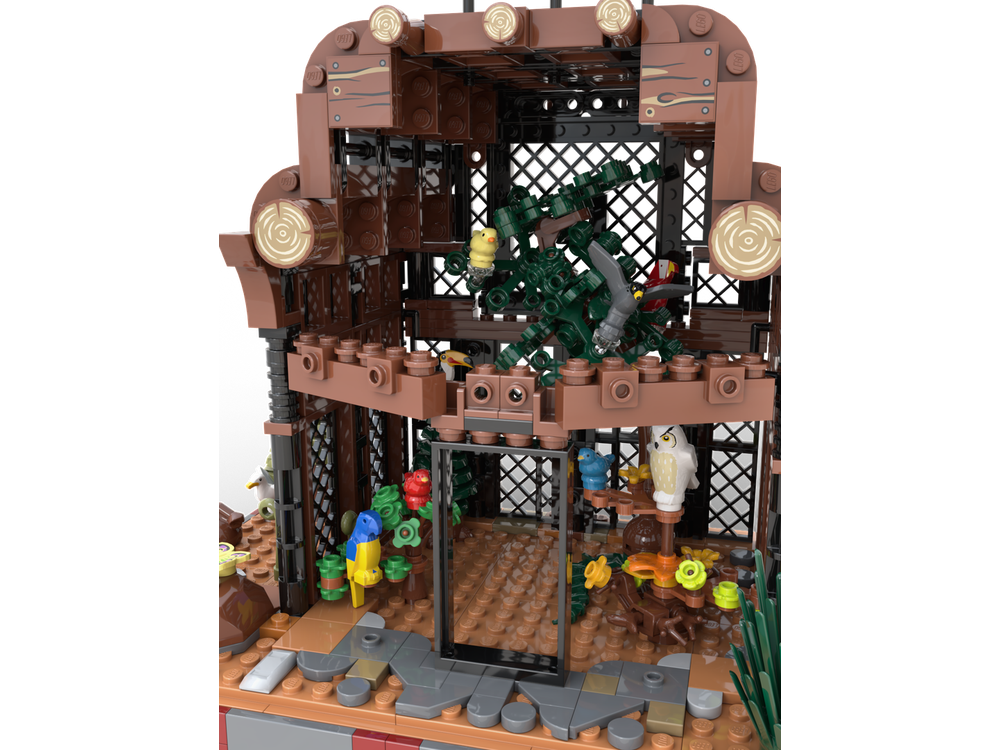 LEGO MOC Falconer Aviary by Thomus_Bean | Rebrickable - Build with LEGO