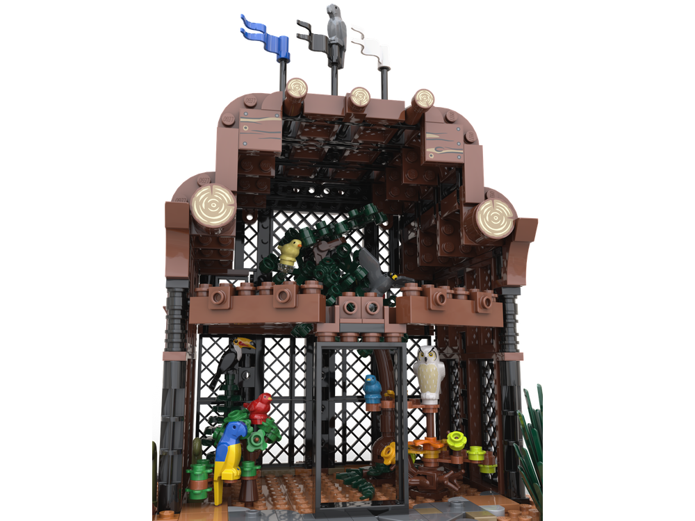 LEGO MOC Falconer Aviary by Thomus_Bean | Rebrickable - Build with LEGO