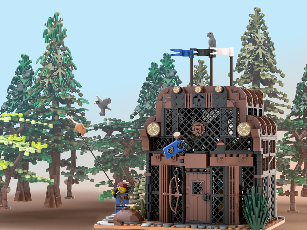 LEGO MOC Falconer Aviary by Thomus_Bean | Rebrickable - Build with LEGO