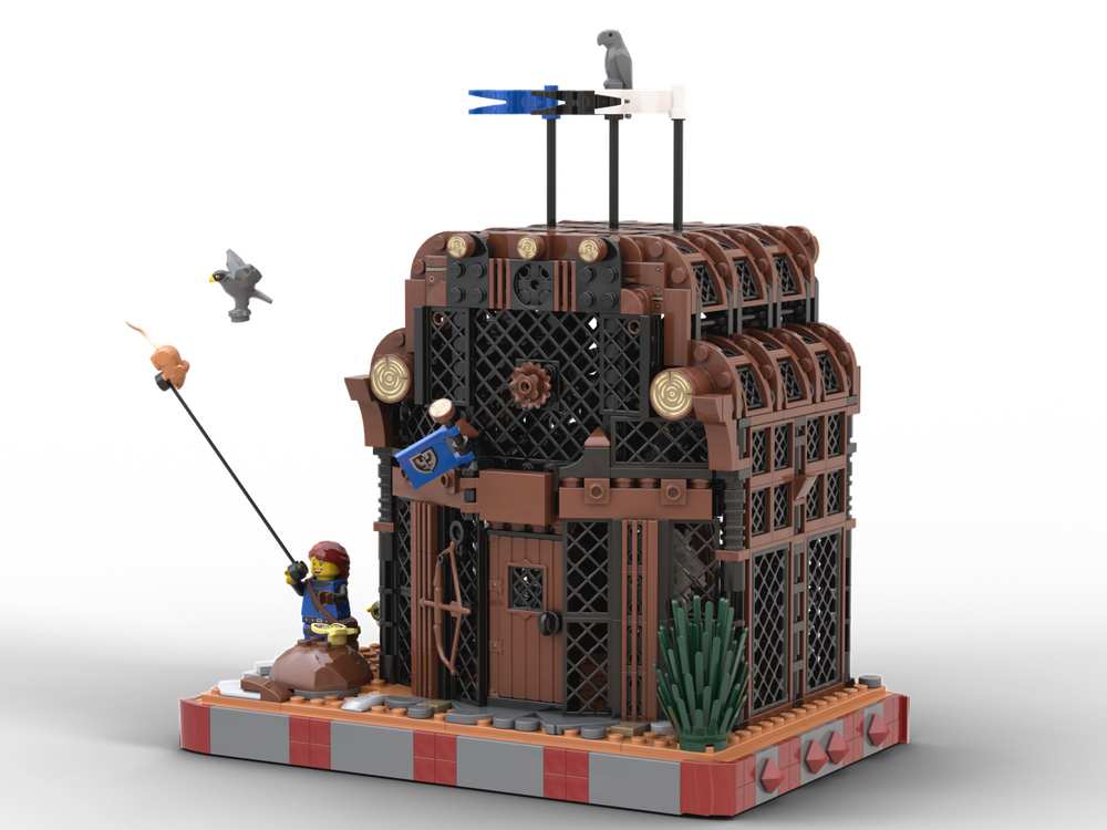 LEGO MOC Falconer Aviary by Thomus_Bean | Rebrickable - Build with LEGO
