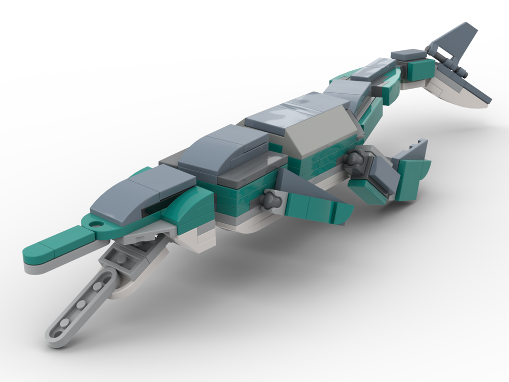 LEGO MOC Metriorhynchus by CommonDescent | Rebrickable - Build with LEGO