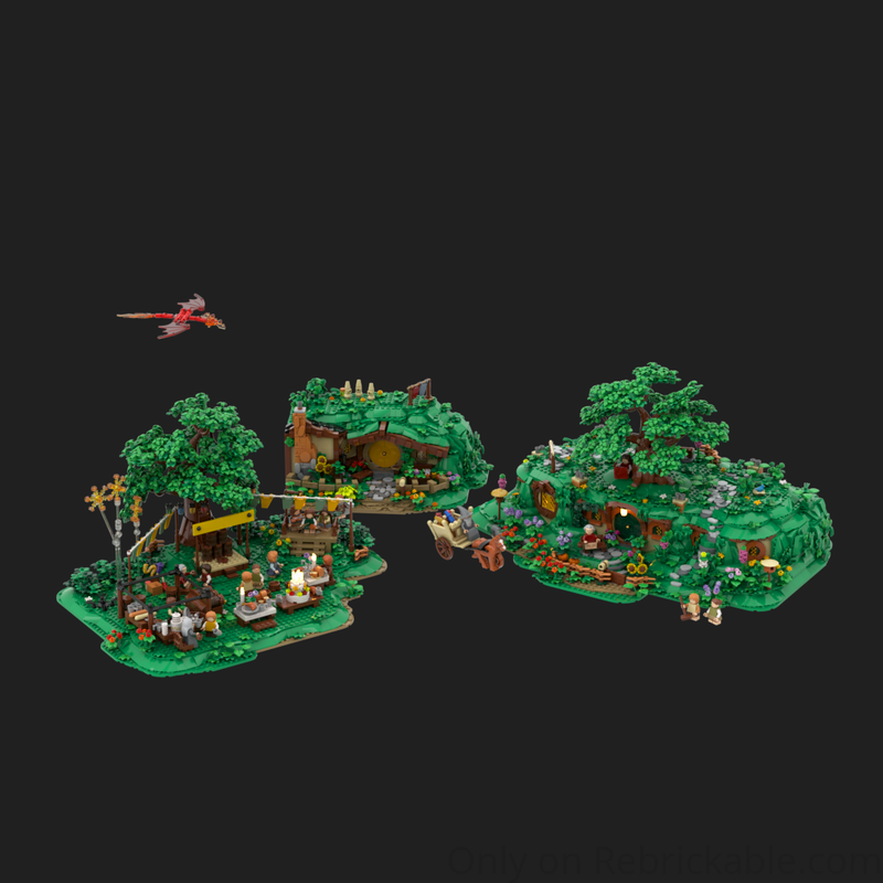 LEGO MOC The Shire - Extended Shire Bundle by rebelnili | Rebrickable ...