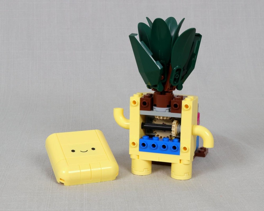 LEGO MOC Dancing Yellow Happy Plant by JKBrickworks | Rebrickable ...