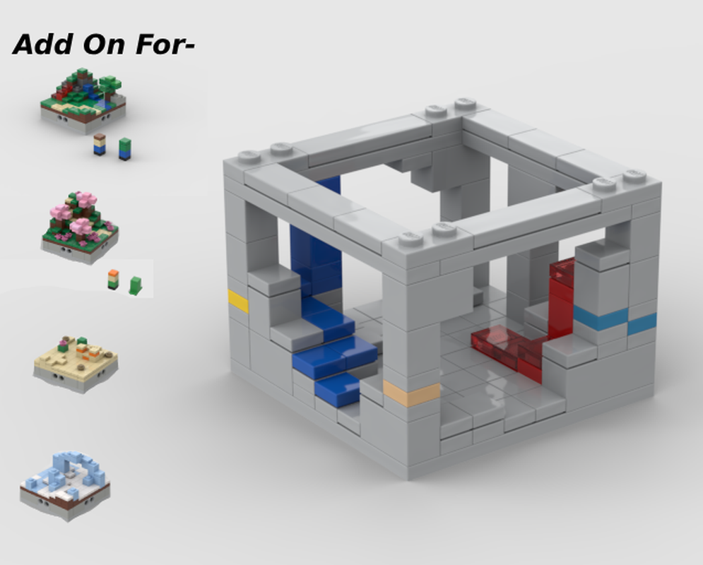 LEGO MOC Mini World-Cave by Heyden | Rebrickable - Build with LEGO
