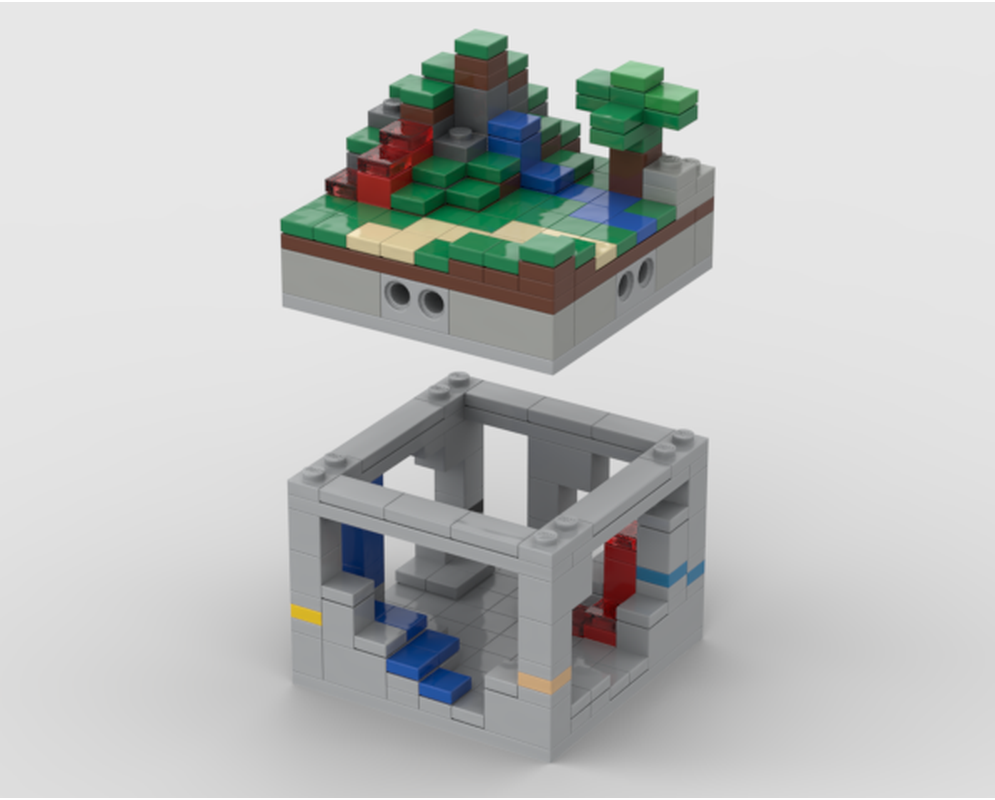 LEGO MOC Mini World-Cave by Heyden | Rebrickable - Build with LEGO