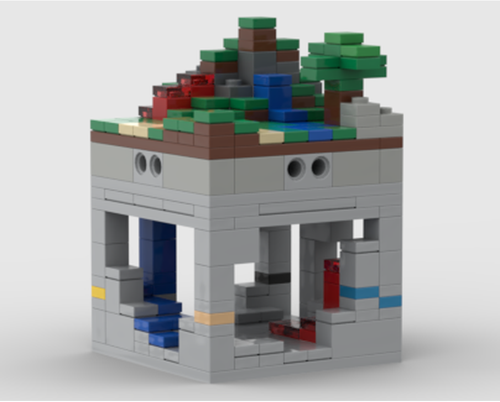 LEGO MOC Mini World-Cave by Heyden | Rebrickable - Build with LEGO