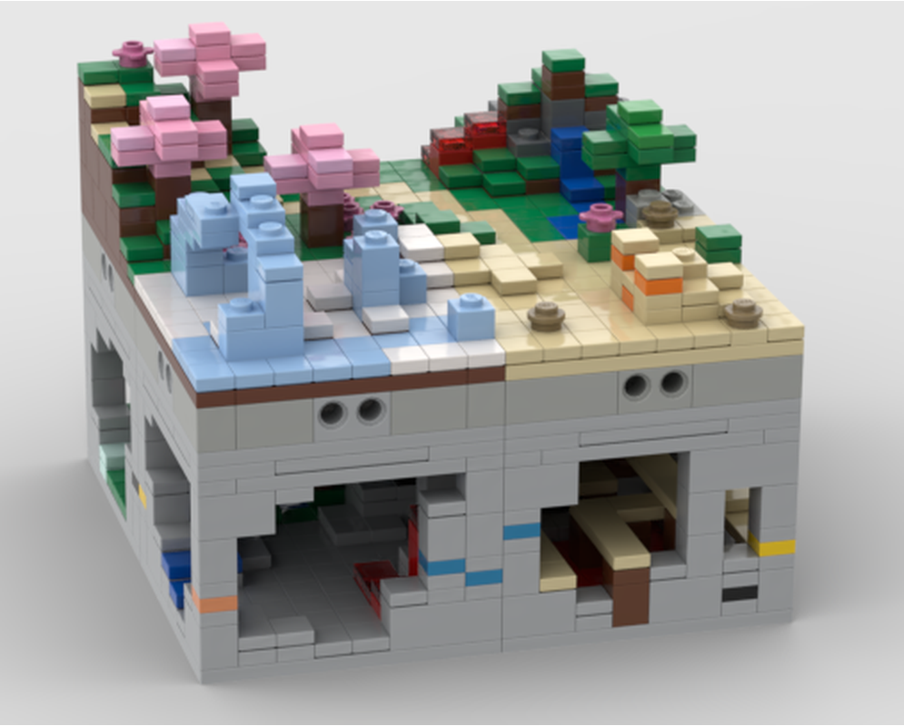 LEGO MOC Mini World-Cave by Heyden | Rebrickable - Build with LEGO