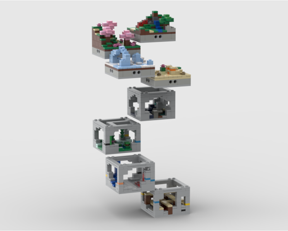 LEGO MOC Mini World-Cave by Heyden | Rebrickable - Build with LEGO