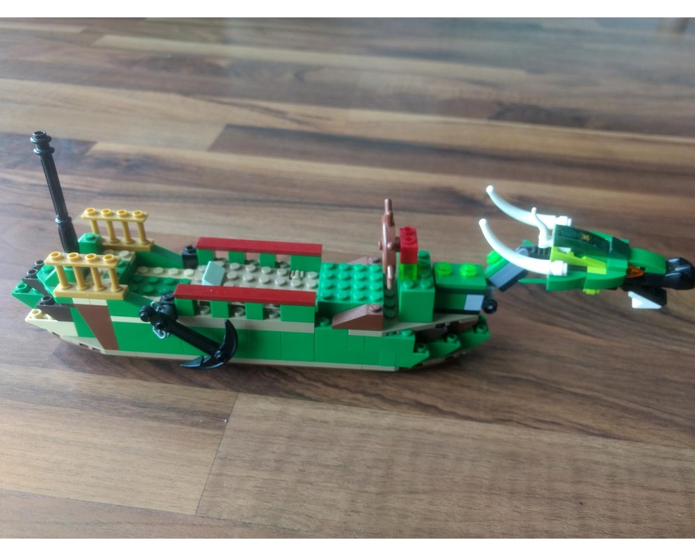 LEGO MOC Dragon Boat by ArjunS | Rebrickable - Build with LEGO