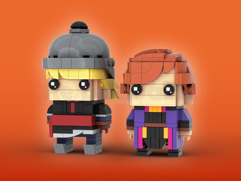 LEGO MOC Anna & Kristoff Brickheadz LEGO MOC - Frozen 2 by Eugenio ...