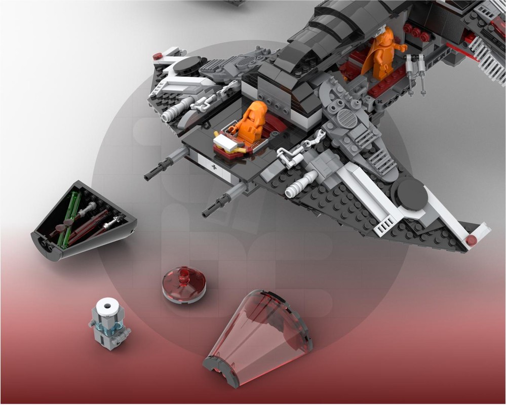 LEGO MOC-226435 75389 - Heavy Altitude Support Craft - Death and Night ...