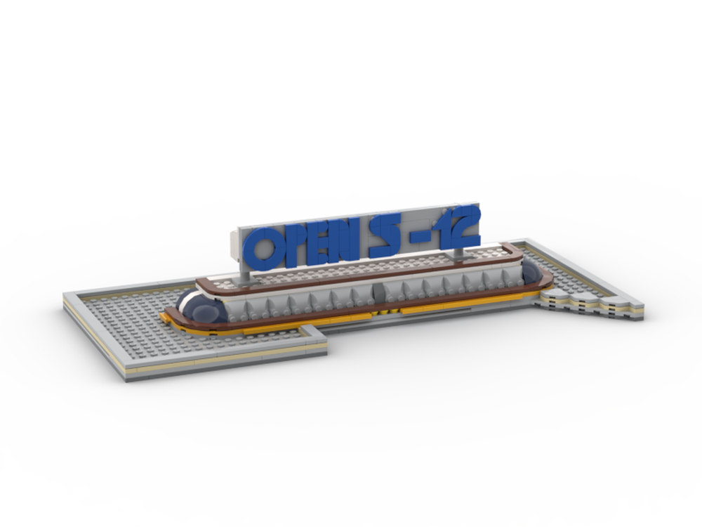 LEGO MOC Motel Brick - Alternate Roof 2 by BrickAndBuildsI ...