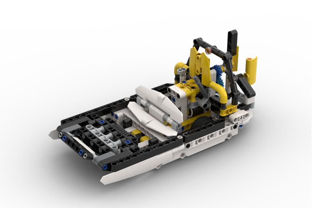 LEGO MOC 42198 Swamp Airboat by Nequmodiva | Rebrickable - Build with LEGO