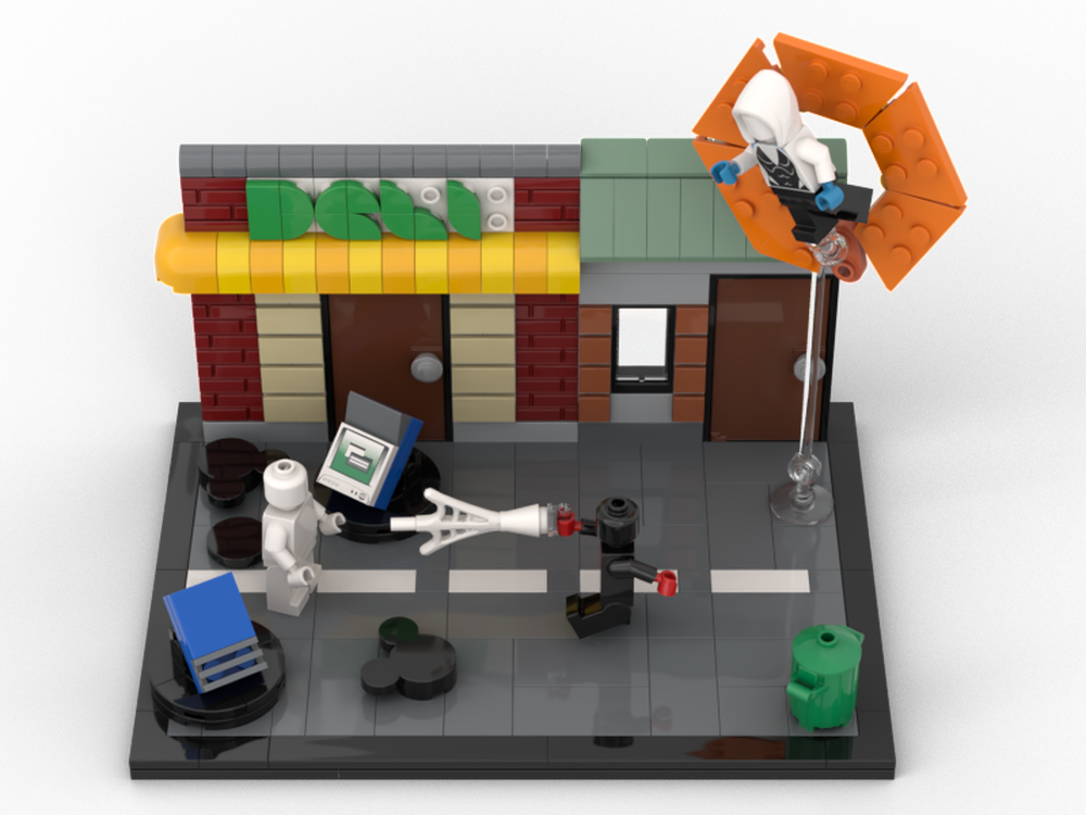 LEGO MOC Spot Showdown Diorama by Risbee_Bricks | Rebrickable - Build ...