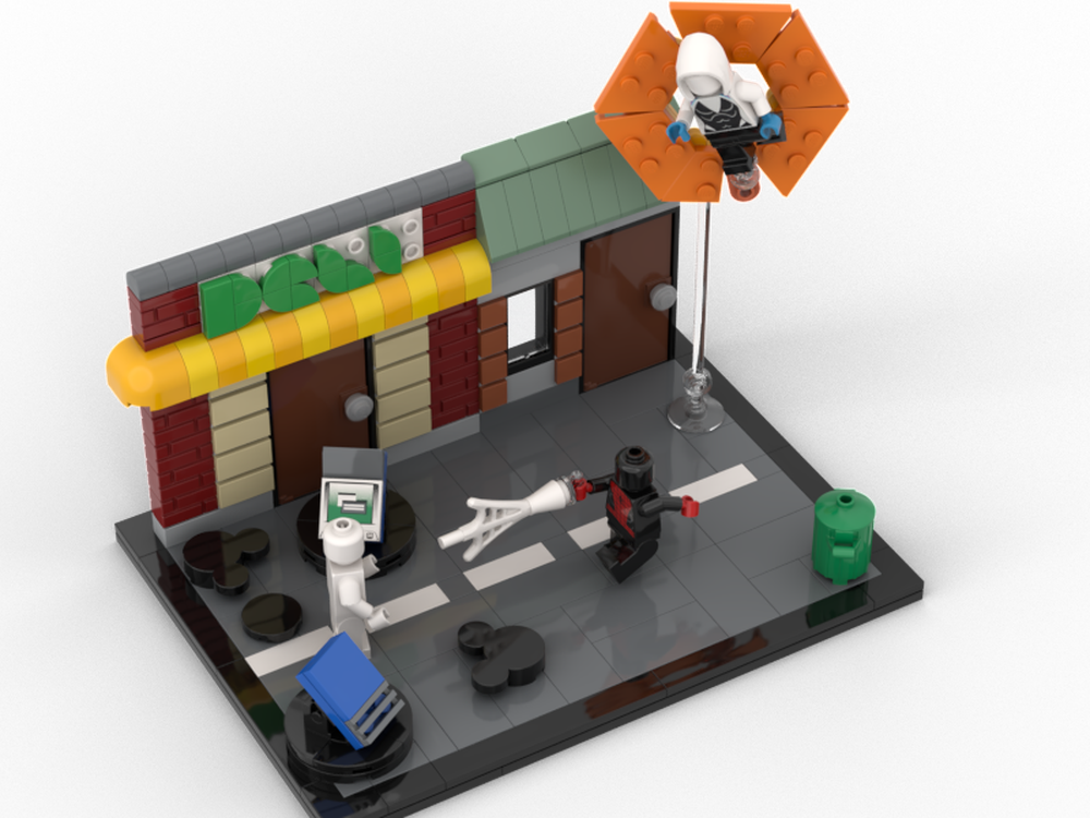 LEGO MOC Spot Showdown Diorama by Risbee_Bricks | Rebrickable - Build ...
