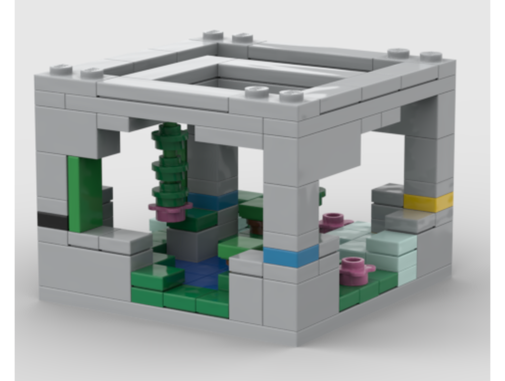 LEGO MOC Mini World-Lush Cave by Heyden | Rebrickable - Build with LEGO