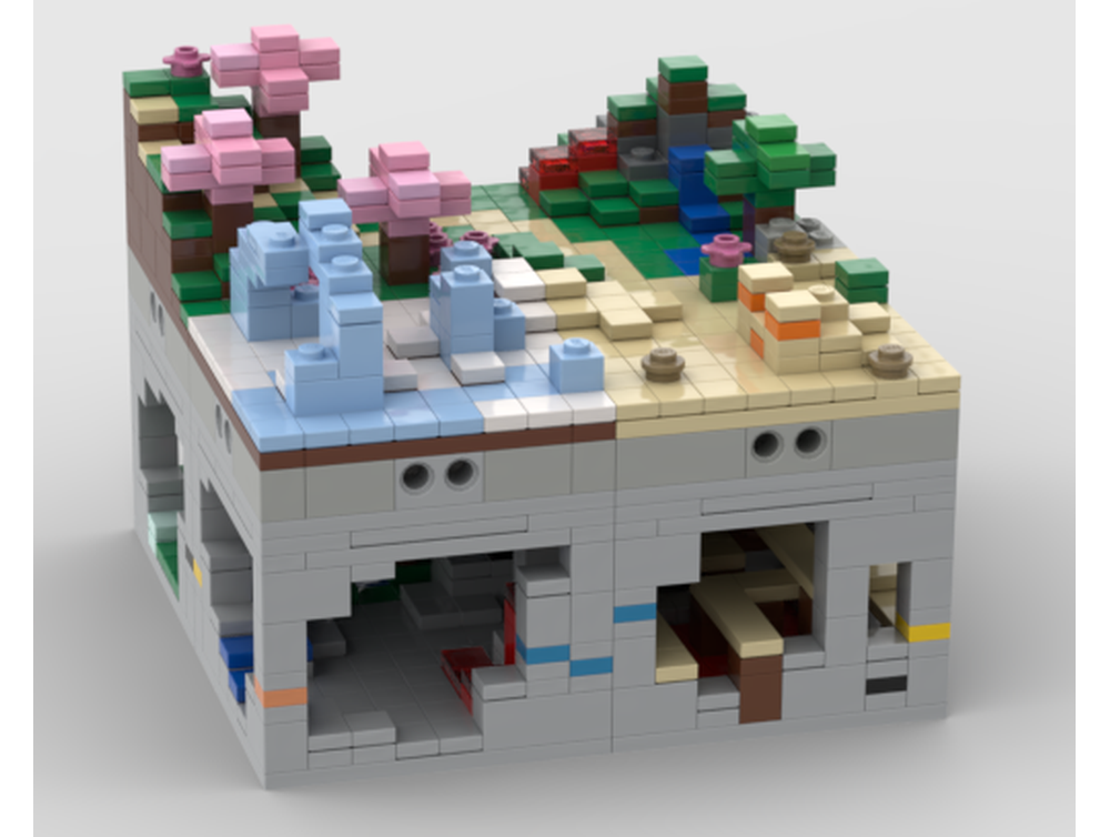 LEGO MOC Mini World-Lush Cave by Heyden | Rebrickable - Build with LEGO