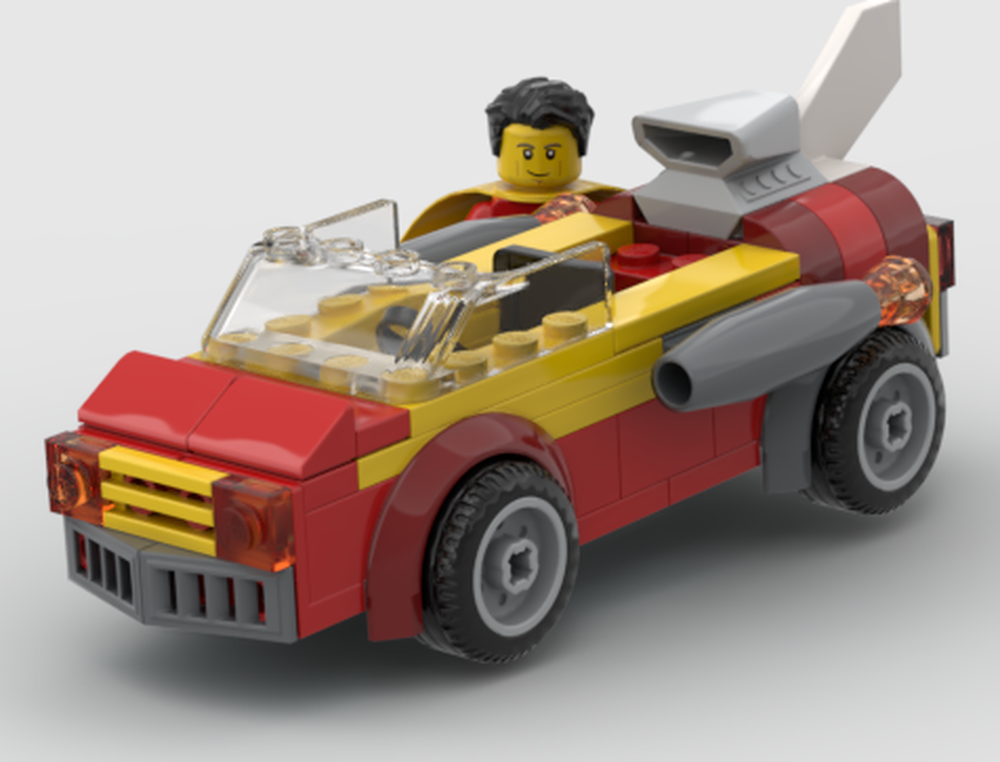 LEGO MOC Captain Radical's supercar by BlockishBuilds | Rebrickable ...