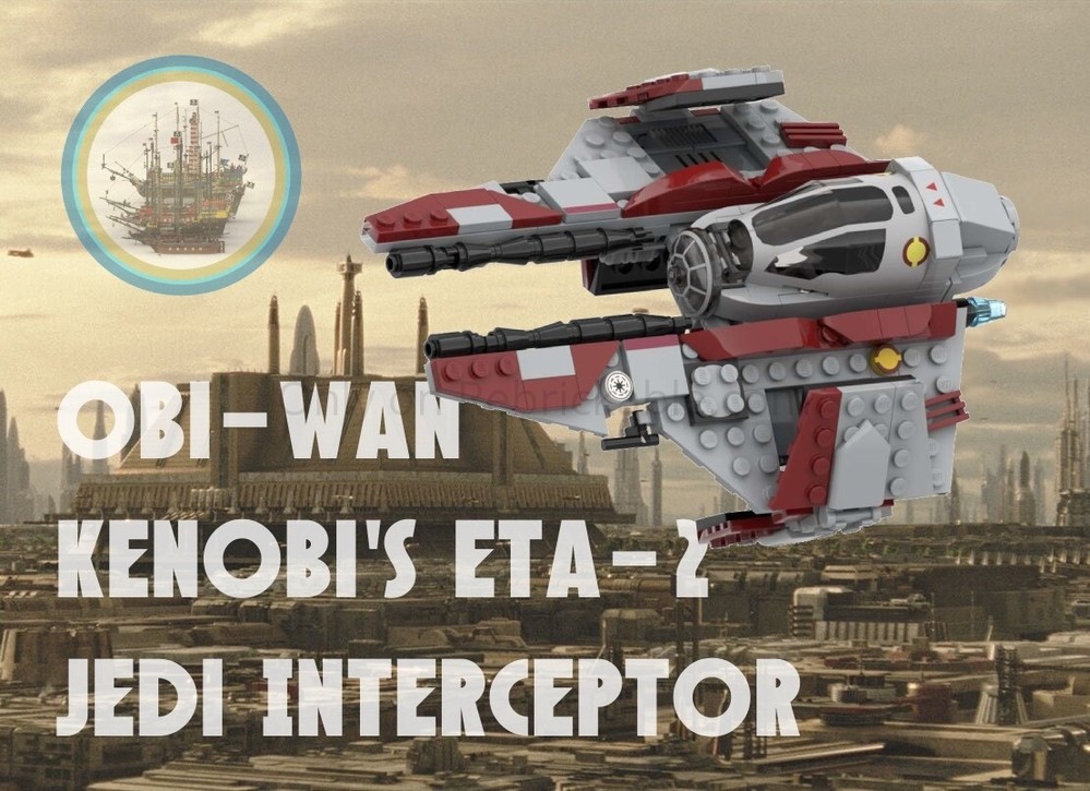 LEGO MOC-226472 Obi-Wan's Eta-2 Actis-Class Jədi Interceptor by The ...