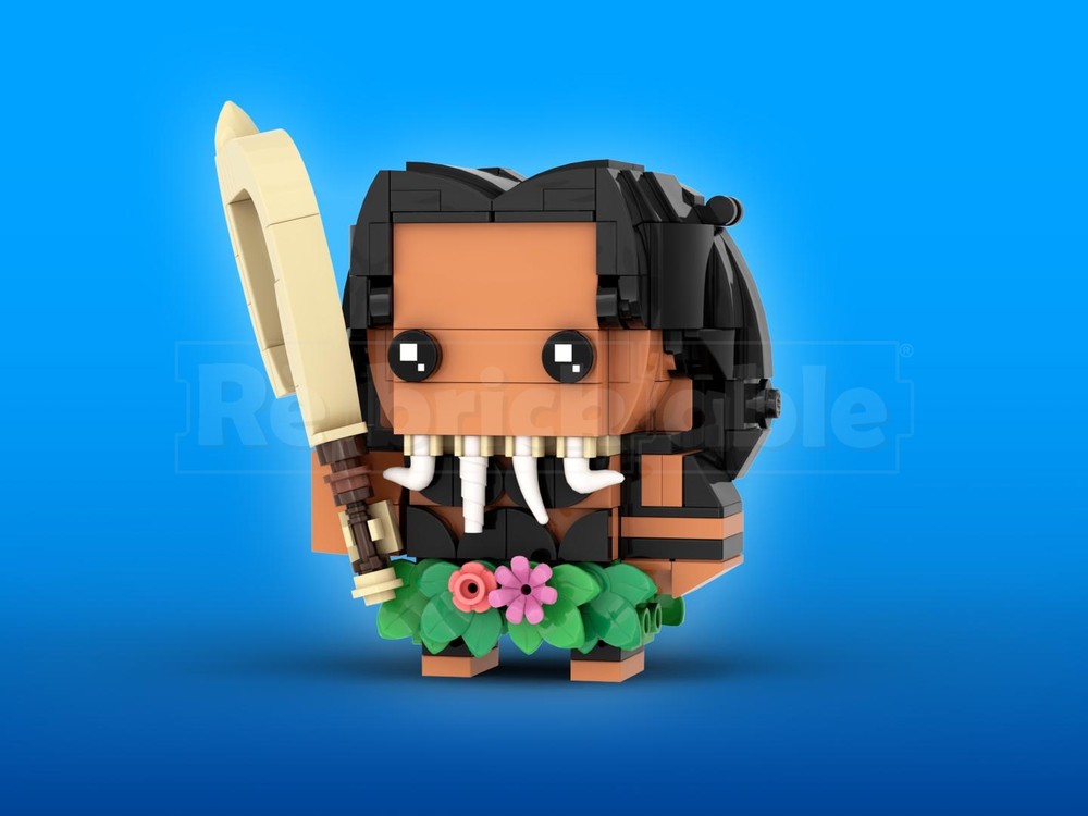 LEGO MOC Maui Brickheadz LEGO MOC - Moana by Eugenio Iacono ...