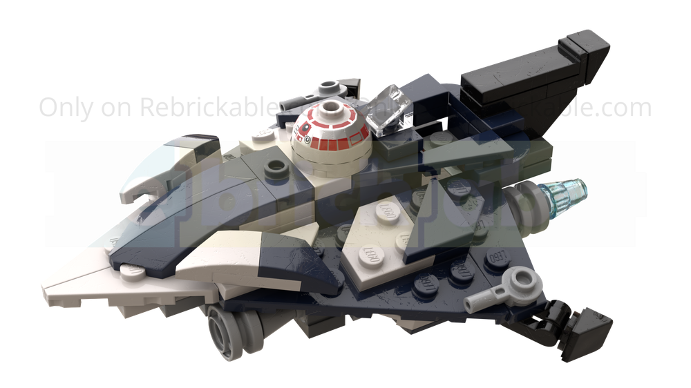 LEGO MOC Anakin's Azure Angel by hyphencubed | Rebrickable - Build with ...