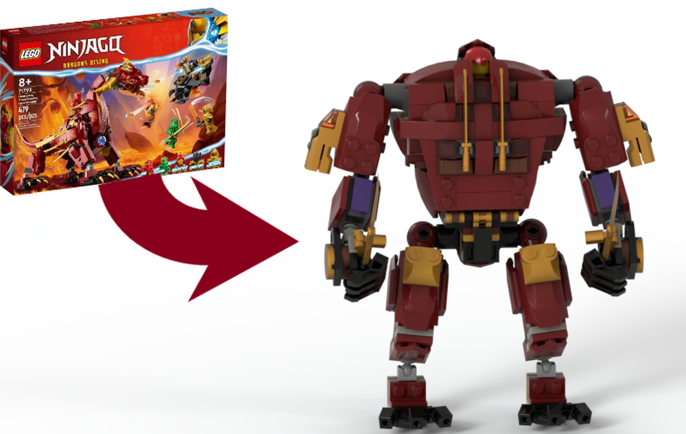 LEGO MOC 71793-kai's dragon lava mech by Magical Bricks | Rebrickable ...