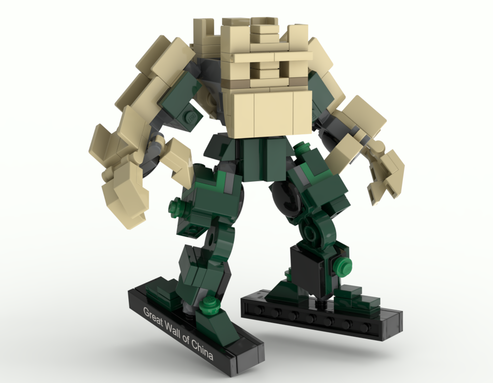 LEGO MOC Great Wall of China Mech by Evo_Maynard | Rebrickable - Build ...