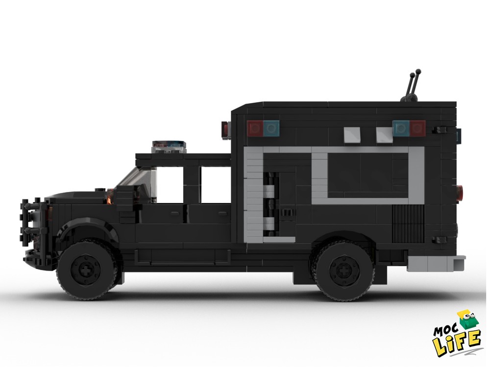 LEGO MOC Ford F-450 quad cab dually ambulance president motorcade by ...