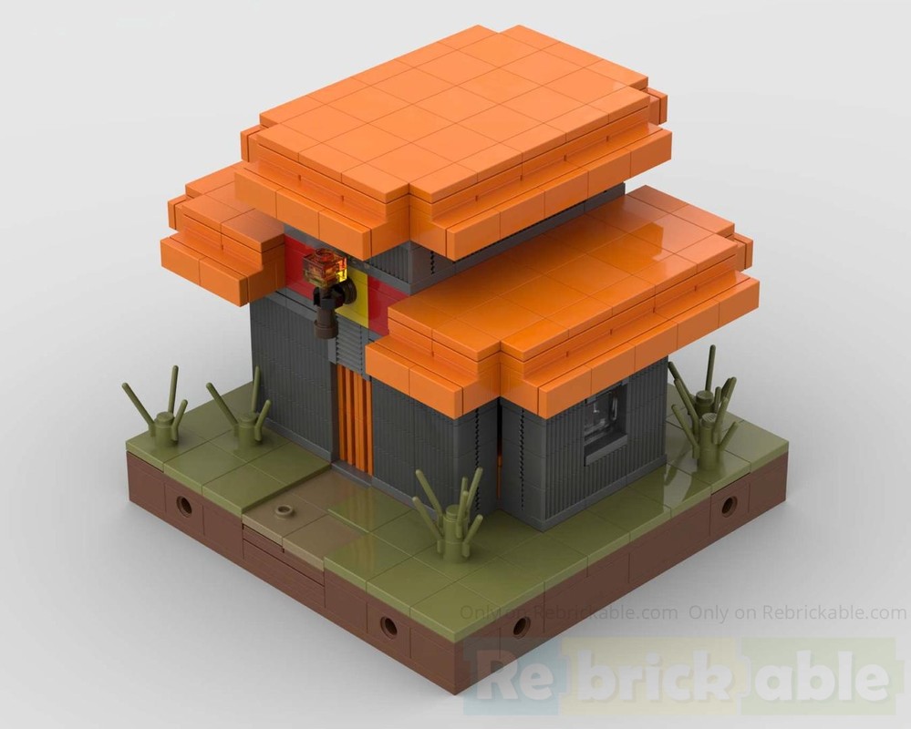 LEGO MOC the Savanna_Village part E: Savanna_Village_Temple_2 by zzk ...