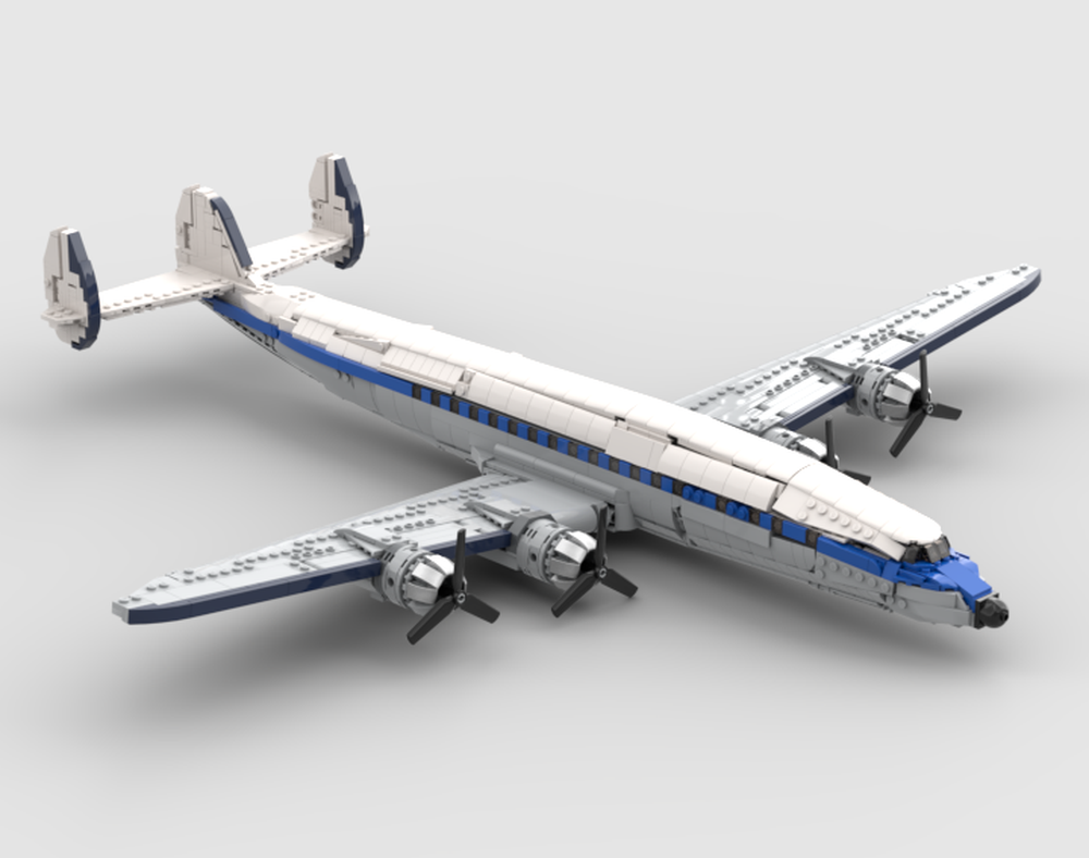 LEGO MOC Lockheed L-1049 Super Constellation by ryangc_productions ...