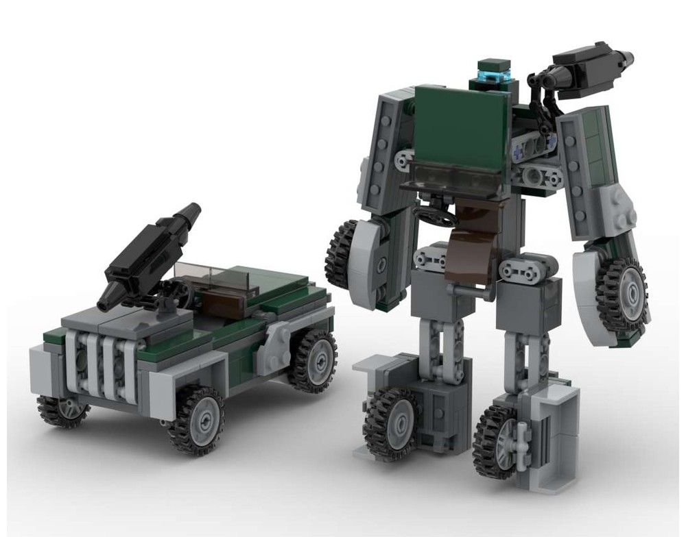 LEGO MOC Lego Transformer- Hound by TheScholarlyFool | Rebrickable ...