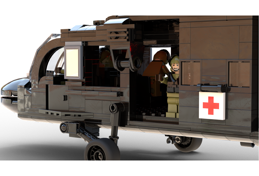 LEGO MOC-226528 UH-60 MEDEVAC by Voodoo63FR | Rebrickable - Build with LEGO