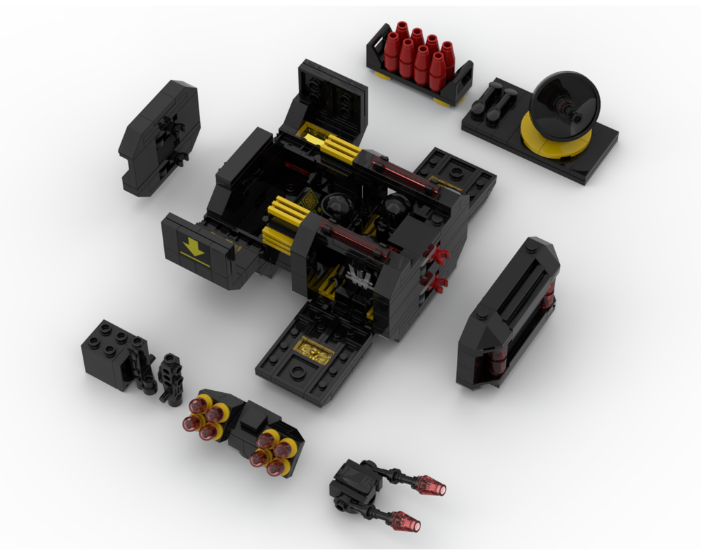 LEGO MOC Blacktron Battle Pod (Renegade compatible) by Bricktron91 ...