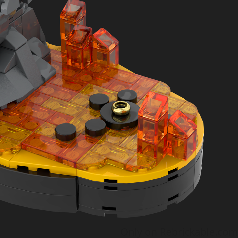 LEGO MOC-226536 The Fires of Mount Doom by rebelnili | Rebrickable ...