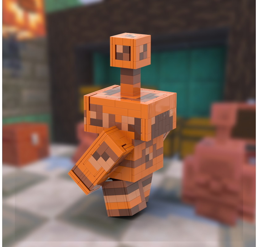 LEGO MOC Pixel Accurate Copper Golem (Now in game!) by Brick Horizon ...