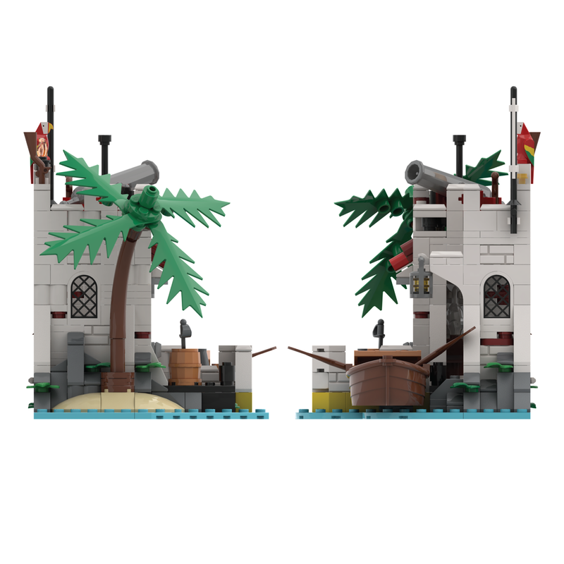 LEGO MOC-226554 6267 Lagoon Lock-Up Remake by ...