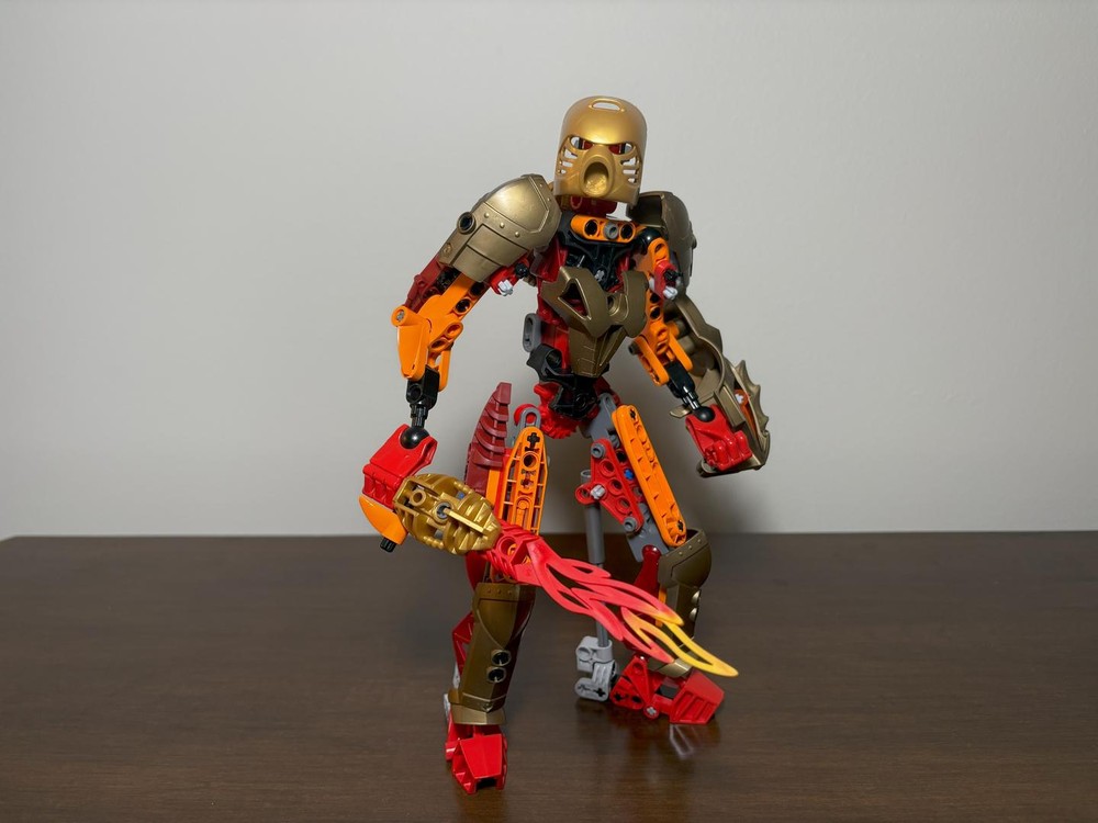 LEGO MOC The Legendary Toa Tahu by cspilker | Rebrickable - Build with LEGO