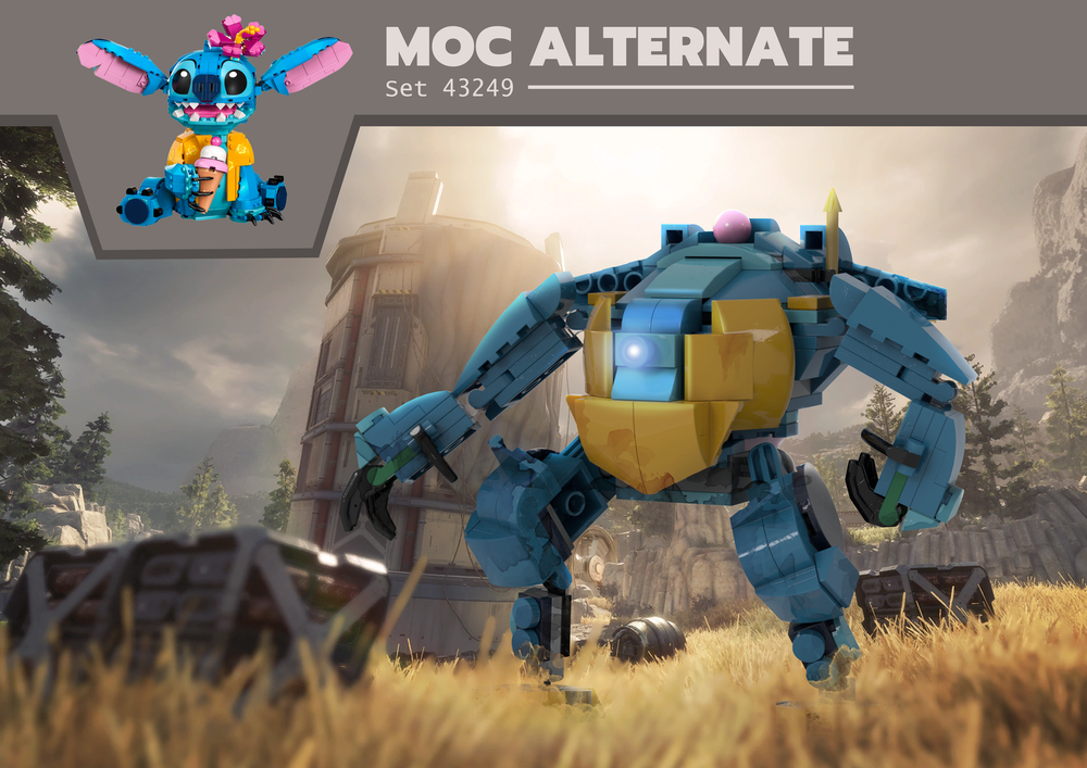 LEGO MOC Stitch TITAN by Lottruche | Rebrickable - Build with LEGO